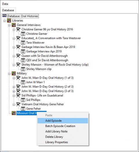 Add Files | TransanaSCRIBE